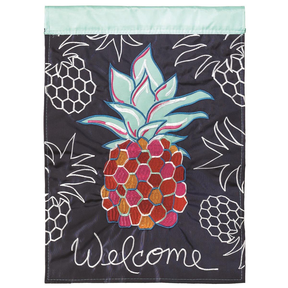 Welcome Whimsy Pineapple Banner Flag – Kligs Kites